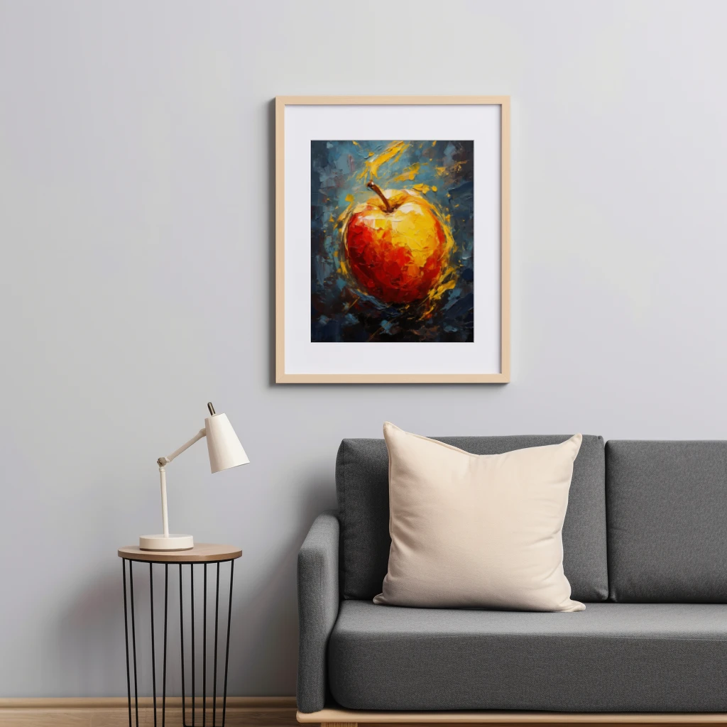 Appel poster in de stijl van Van Gogh | Unieke kunstprints voor elk ...