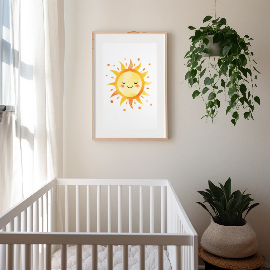 Lachende zon poster kopen | Printmolen.nl